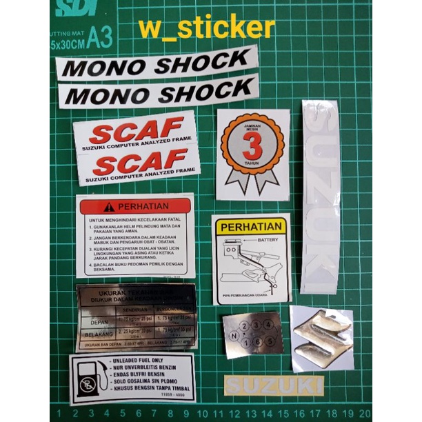Aggressive Satria Shark Frame sticker sticker | Shopee Philippines