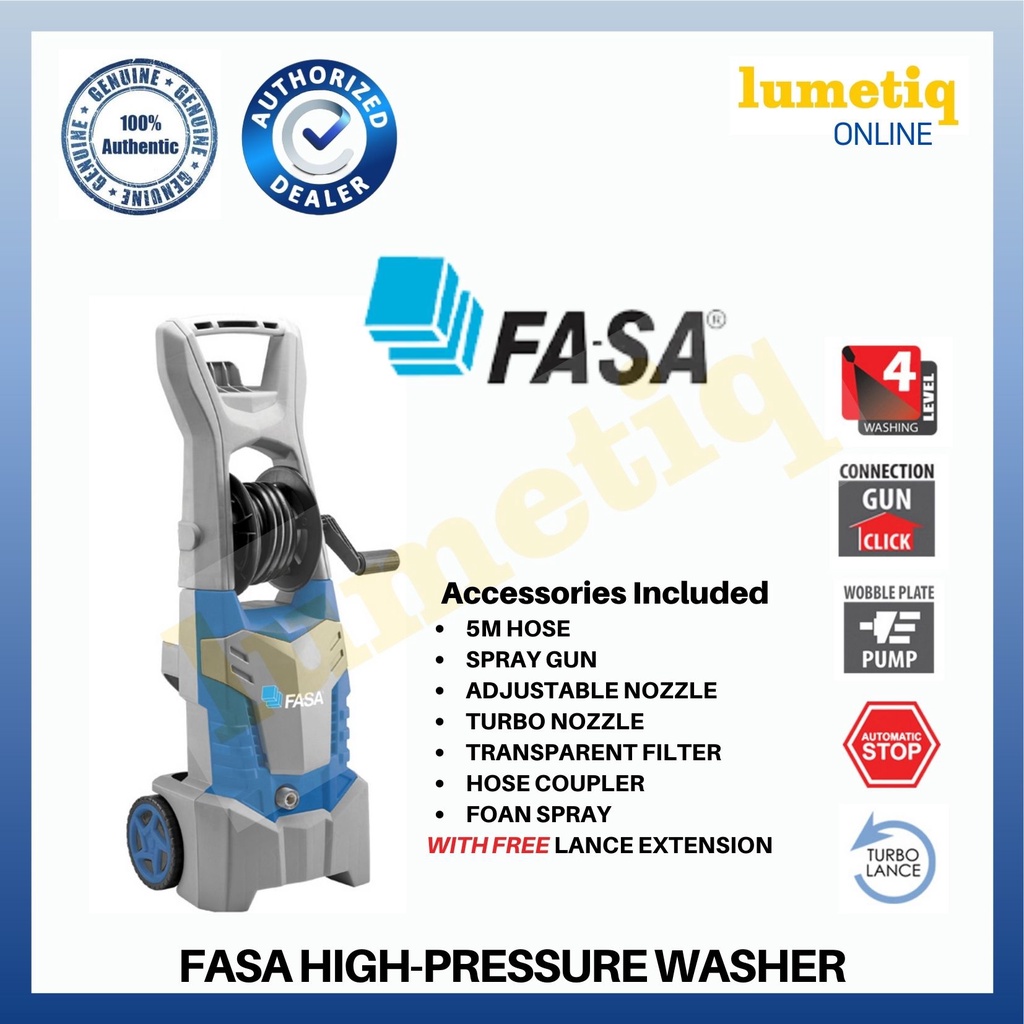 FASA ITALY COLD WATER HIGH-PRESSURE WASHER | Shopee Philippines