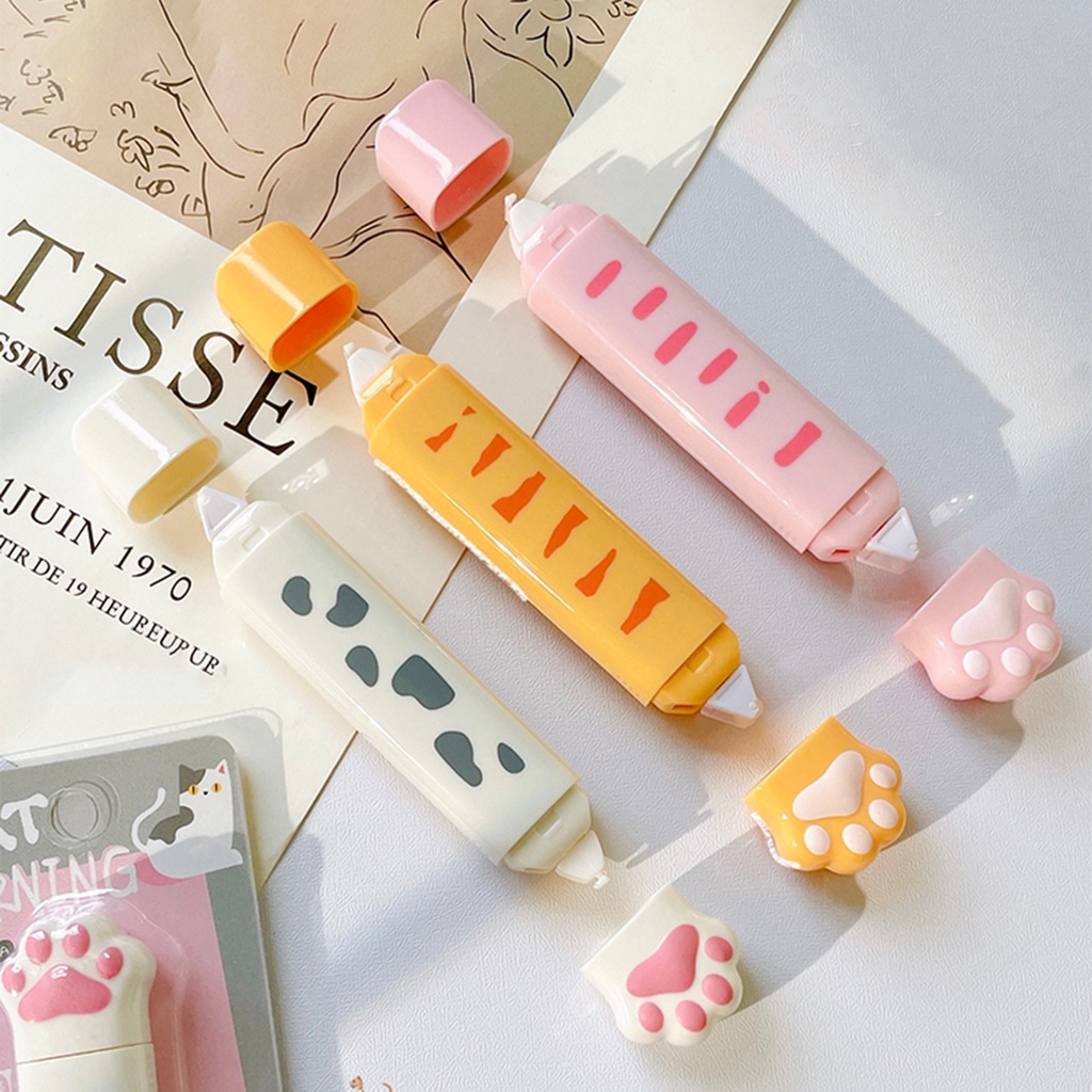 Creative Cute 2 In 1 Correction Tape Glue Tape School Stationery ...