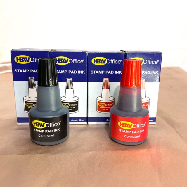 HBW Stamp Pad Ink 30ml Refill Ink for stamp Refill Ink Stamp Ink ...