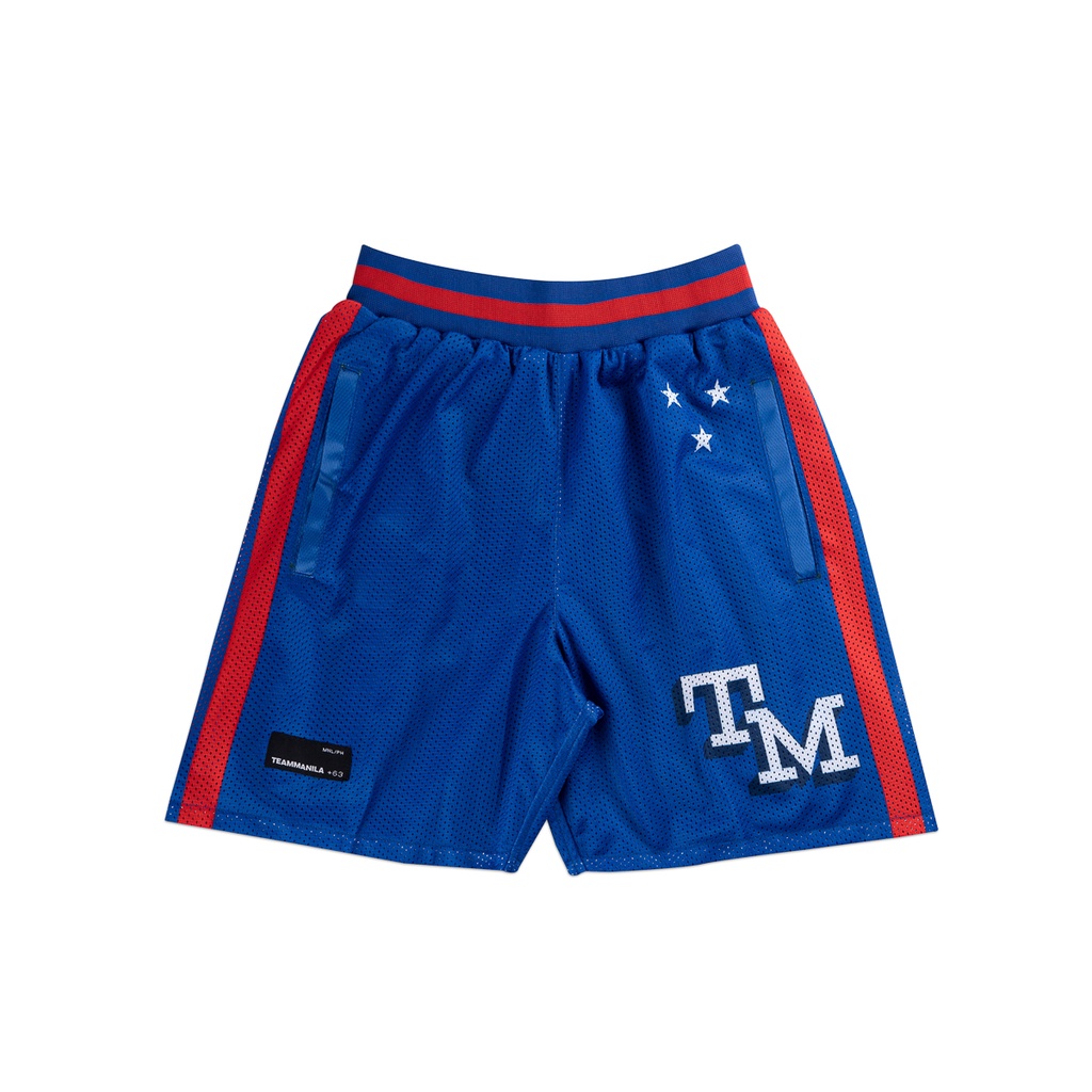 TEAM MANILA TM SPORT SHORTS NAVY BLUE | Shopee Philippines