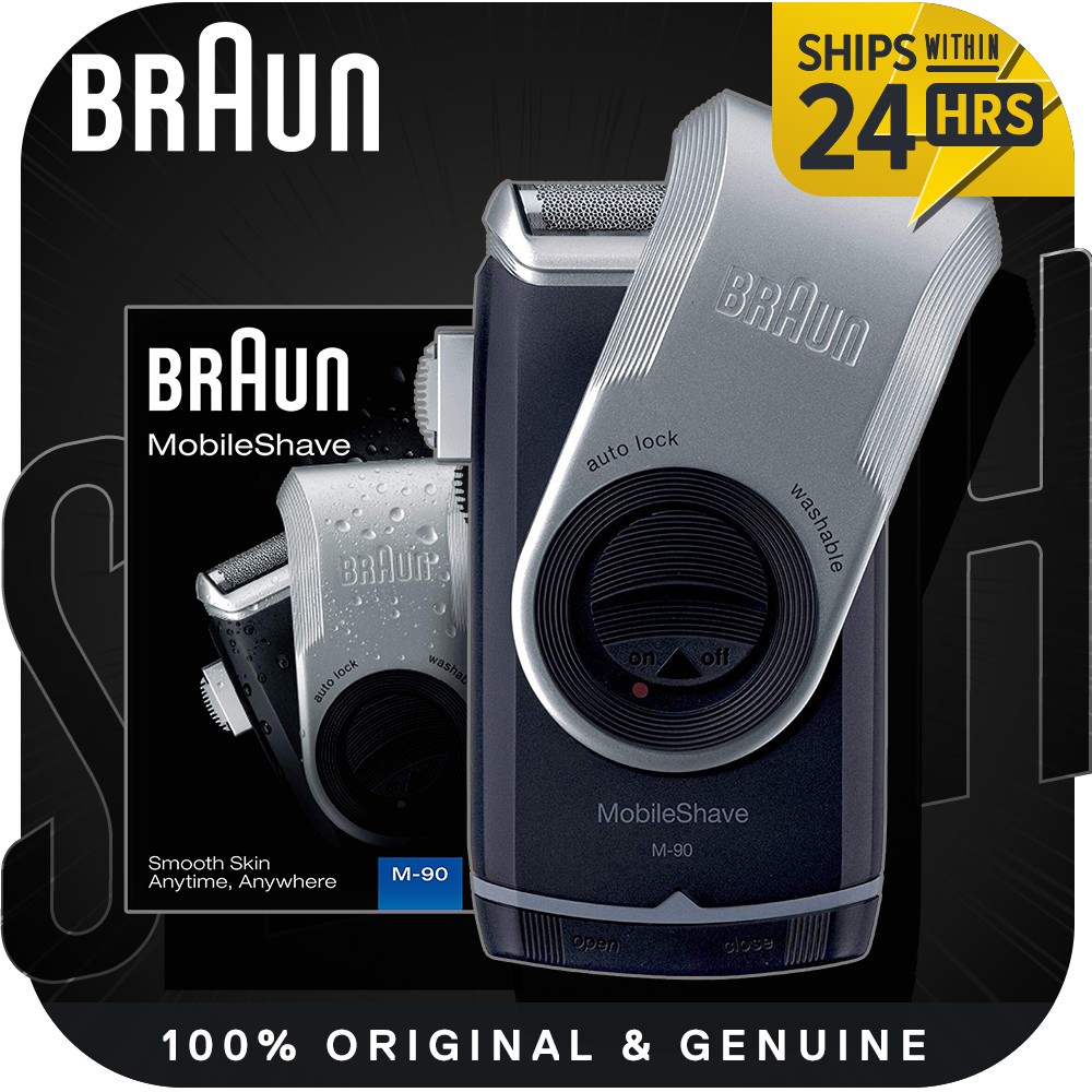 Braun M90 PocketGo MobileShave Portable Shaver, Travel Shaver | Shopee ...