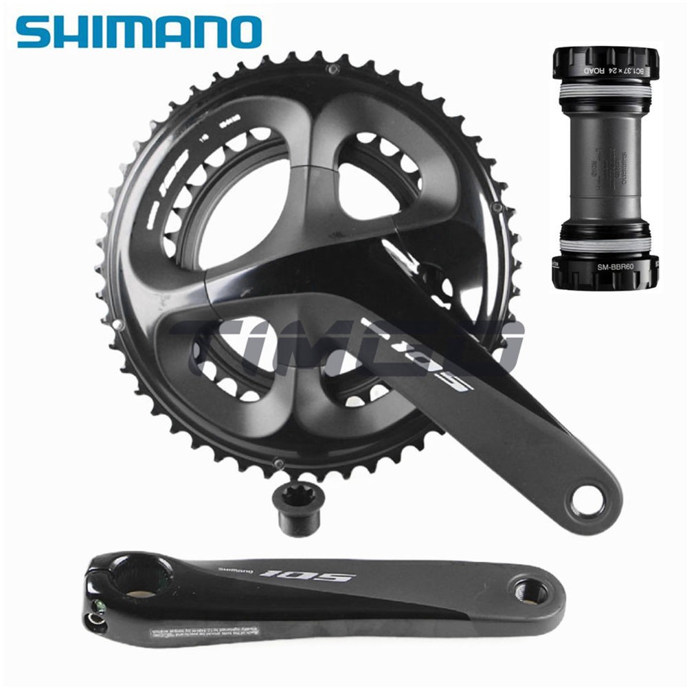 Shimano 105 FC-R7000 2×11 Speed Road Bike Crankset 50-34T /52-36T ...
