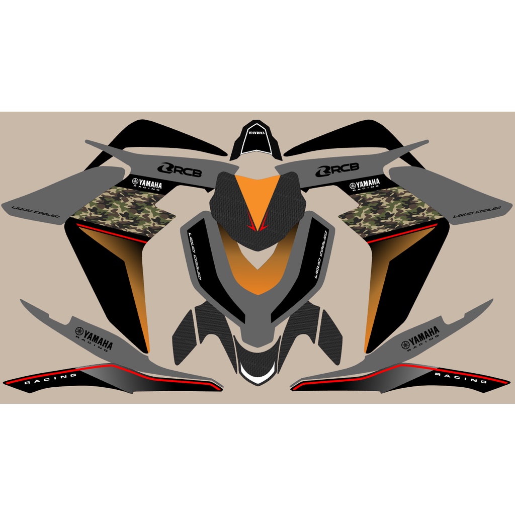 Sniper 155 Fulldecals laminated High quality Sticker | Shopee Philippines