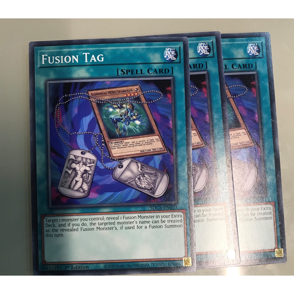Yugioh Fusion Tag - SDCS-EN031 - Common 1st Edition | Shopee Philippines