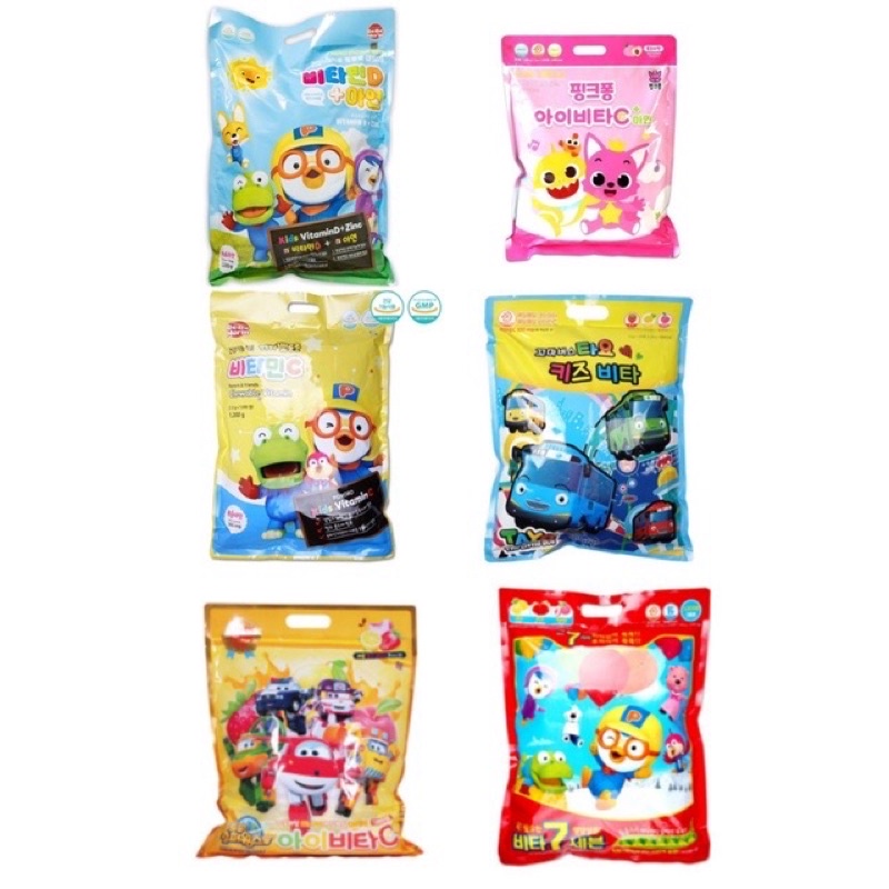 Pinkfong Korea Multi Vitamin Candy bulk type Pink Fong Baby Shark ...