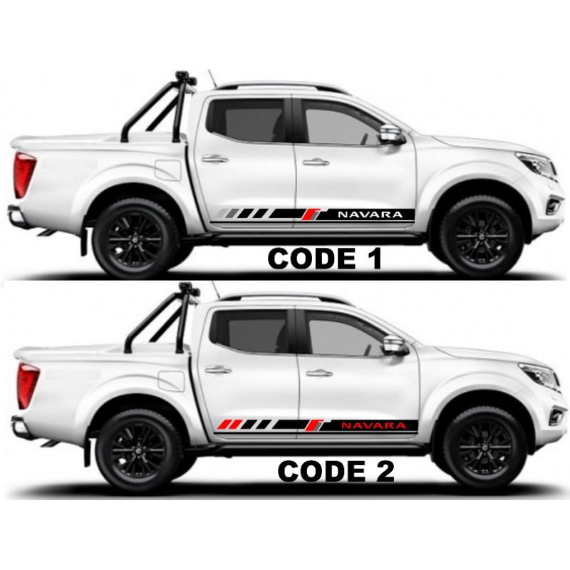 Nissan Navara Car Sticker design for side doors set | Shopee Philippines