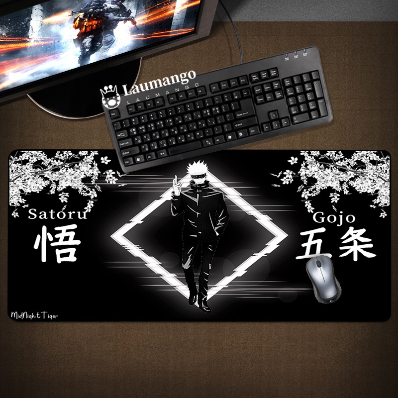 Jujutsu Kaisen Mouse Ped Anime Extended Pad Rubber Keyboard Carpet Xxl ...