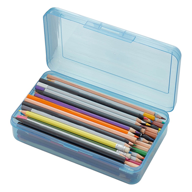 seve Hard Plastic Pencil Case Crayon Pen Box Sketch Pencil Case ...