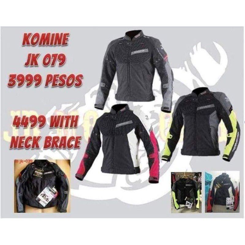 Komine JK 079 Padded Riding Mesh Jacket | Shopee Philippines