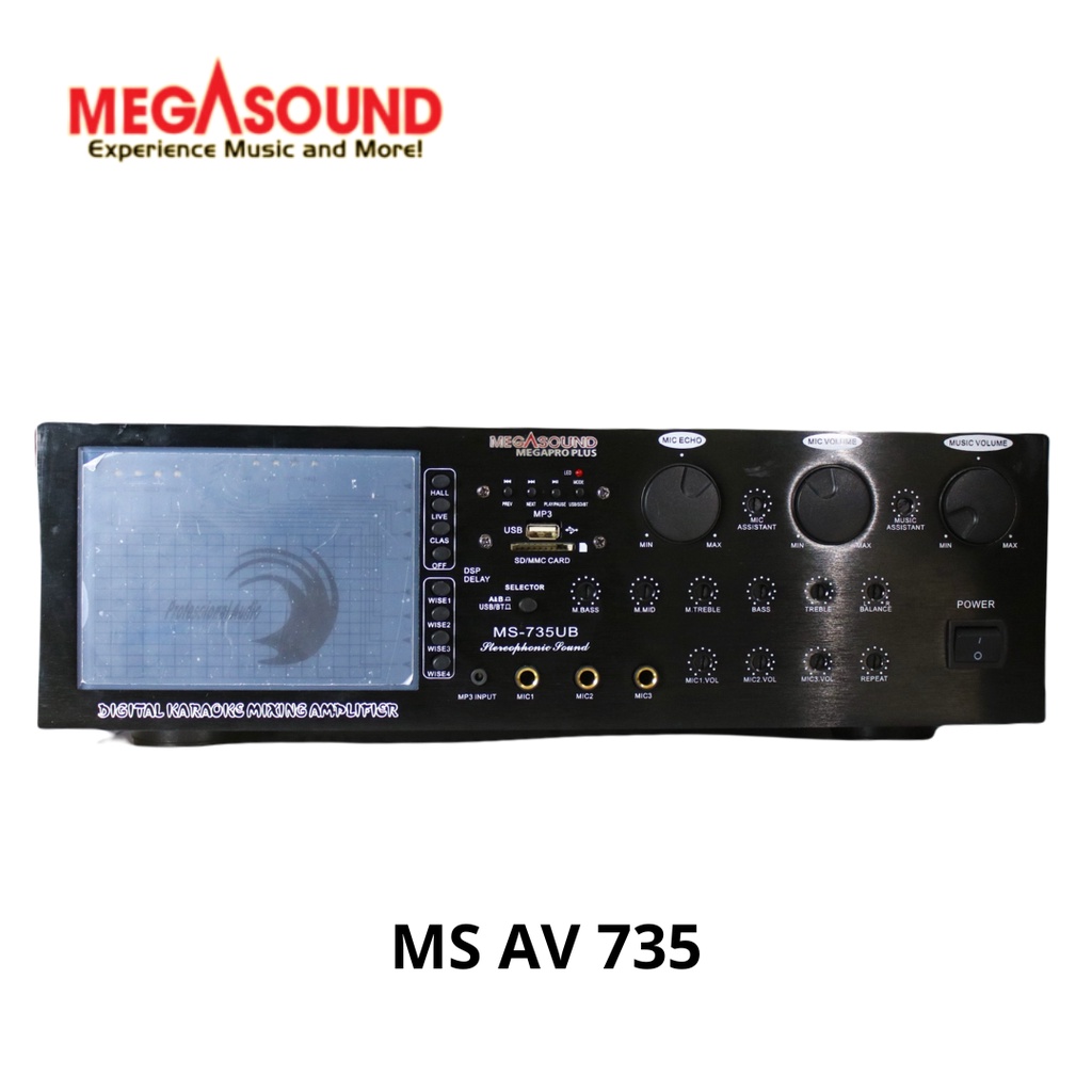 Megasound Amplifier Av 735bt | Shopee Philippines