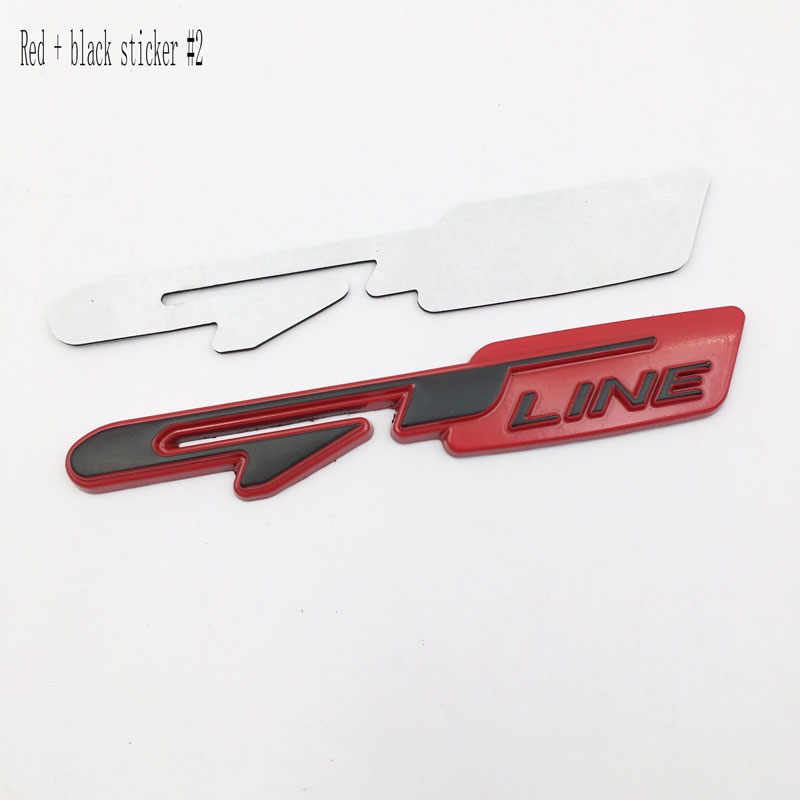 3D Metal GTline Logo Suitable For Peugeot Kia GT LINE Emblem Sticker ...