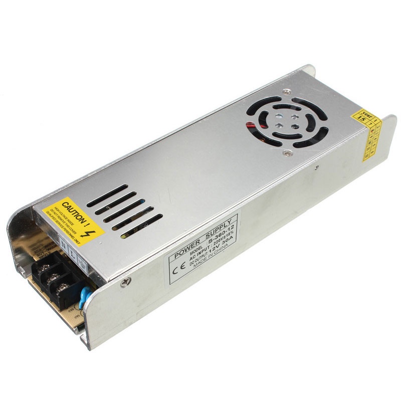 Mini LED Driver Switch Lighting Power Supply 220V to 12V 30A for LED ...