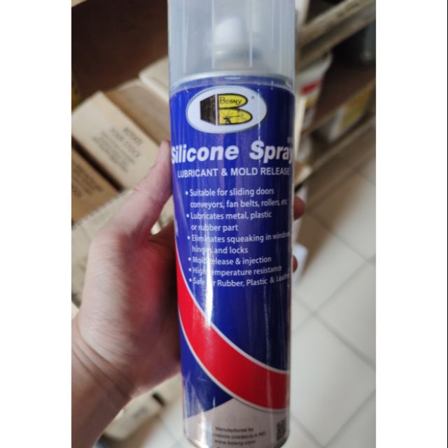 Bosny Silicone Spray Paint For Lubricant & Anti Mold / Hulma (hindi po ...