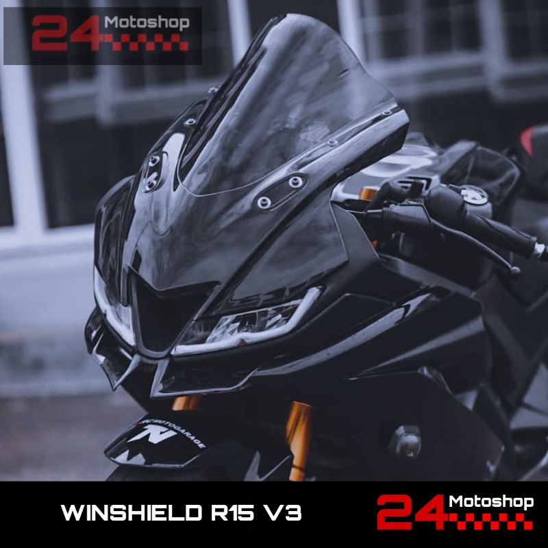 Visor R15 V3 Winshield R15 V3 Winsil R15 V3 New Model GP | Shopee ...