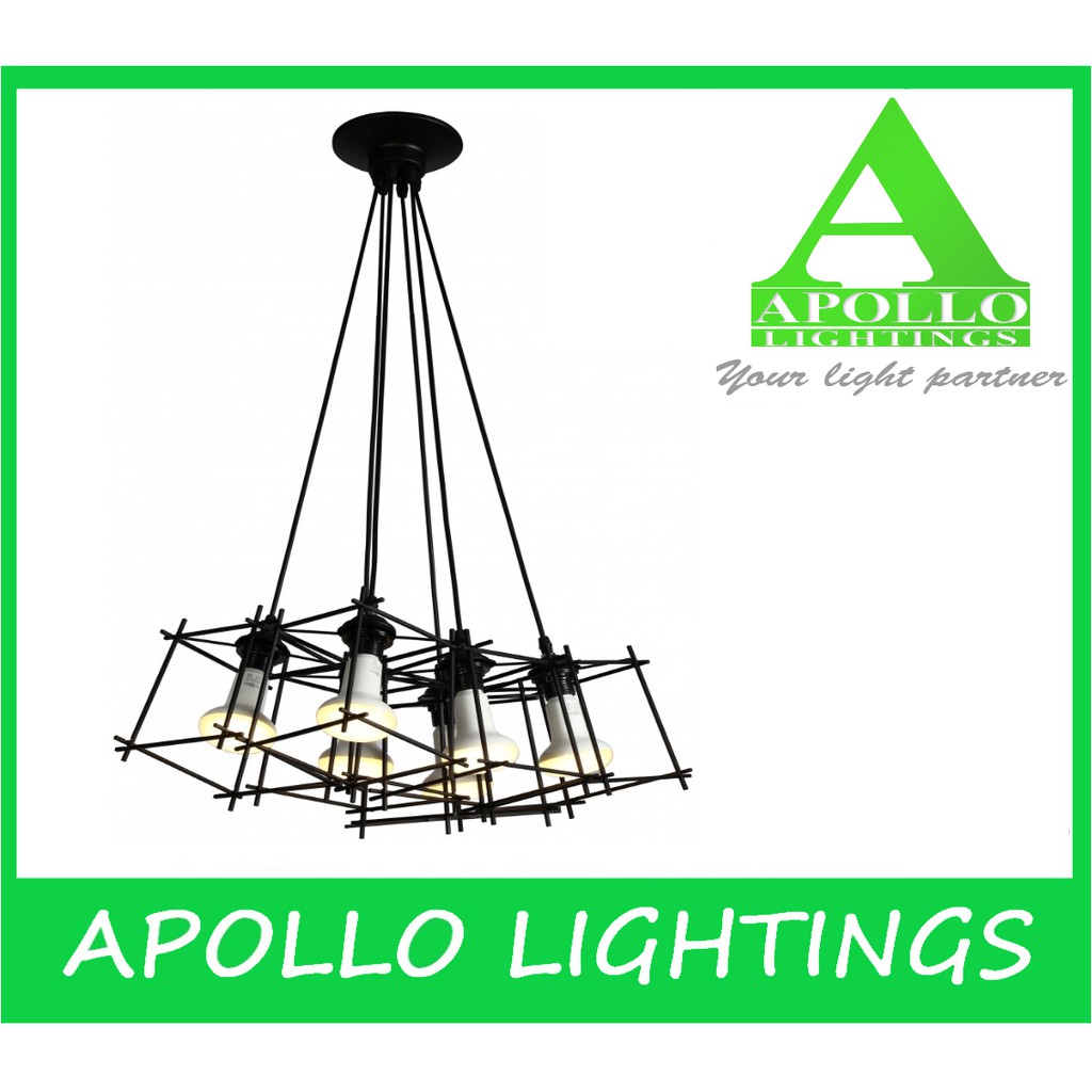 APOLLO PENDANT LIGHTS - DL-1791-6 | Shopee Philippines