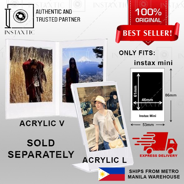 INSTAXTIC Fujifilm Instax Mini Size Acrylic Stand | Shopee Philippines