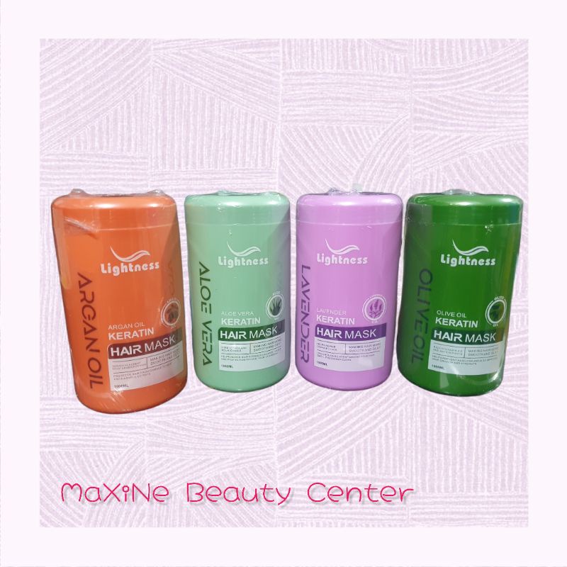 LIGHTNESS keratin hair mask, 1000g | Shopee Philippines