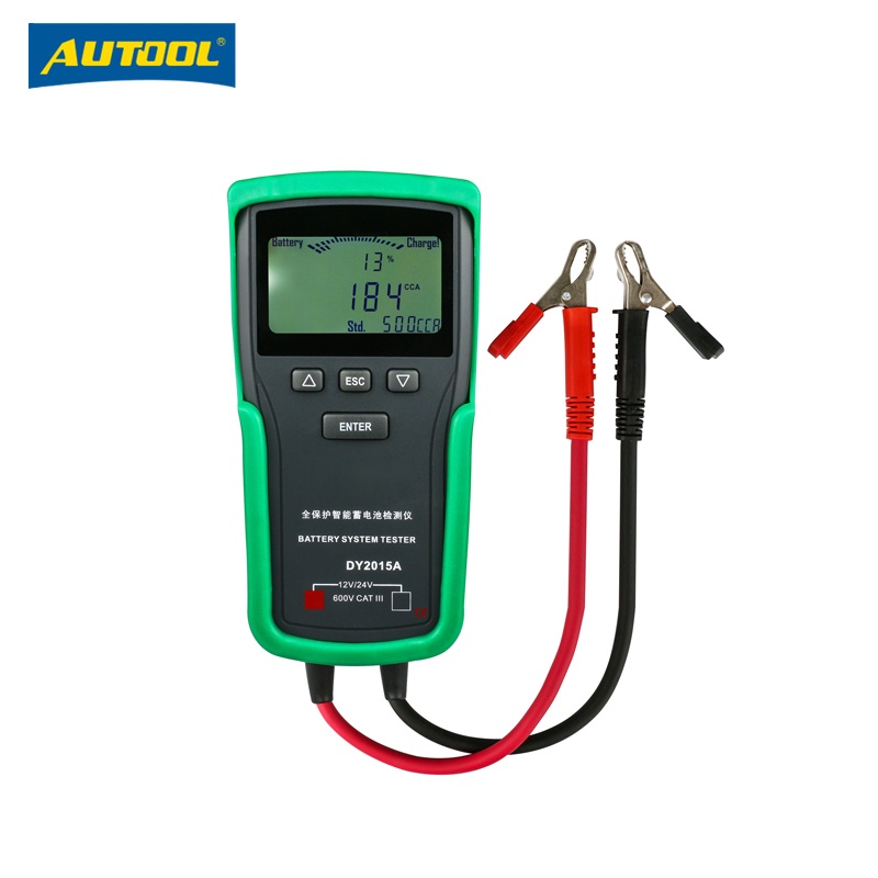 DUOYI DY2015A Car Battery Tester Tool 12V/24V Battery Charge Test Lead ...
