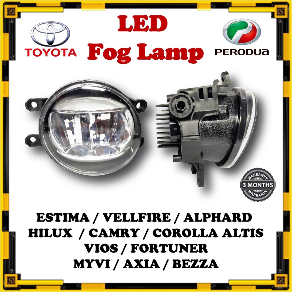 Sport Light / Fog Lamp / Mentol - Perodua Myvi Axia Bezza Toyota Camry Altis Vios Estima ...