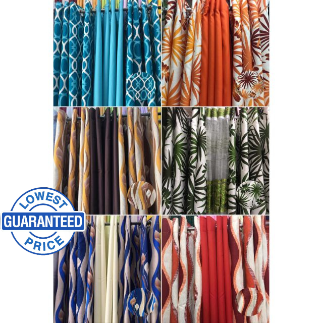 MM 3in1 Set Elegant Ring Curtain Window / Kurtina Door Curtain / Decor ...