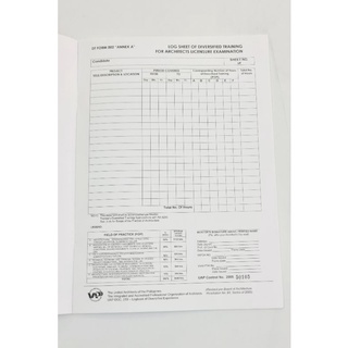 Logbook Of Diversified Experience in Architecture with UAP seal ...