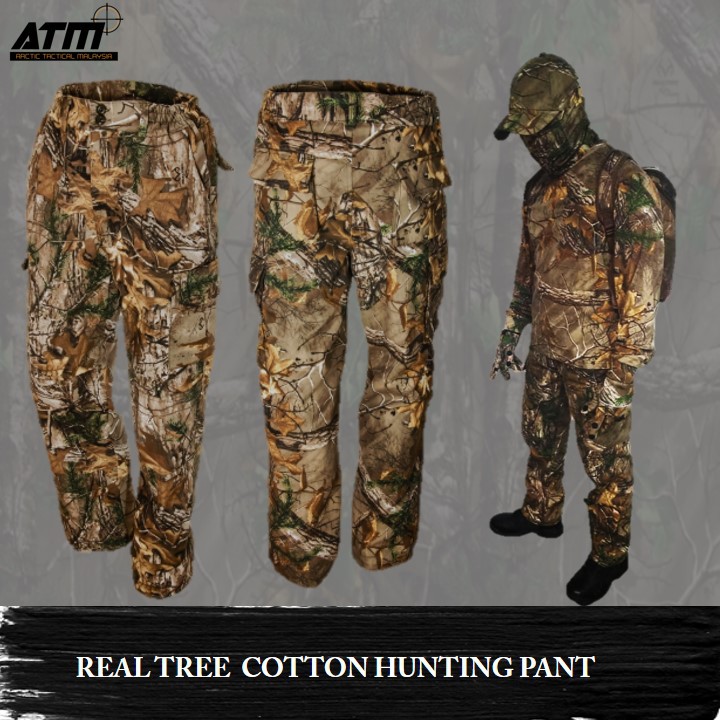 REAL TREE PANTS CAMOUFLAGE OUTDOOR HUNTING FISHING PANTS SELUAR REAL ...
