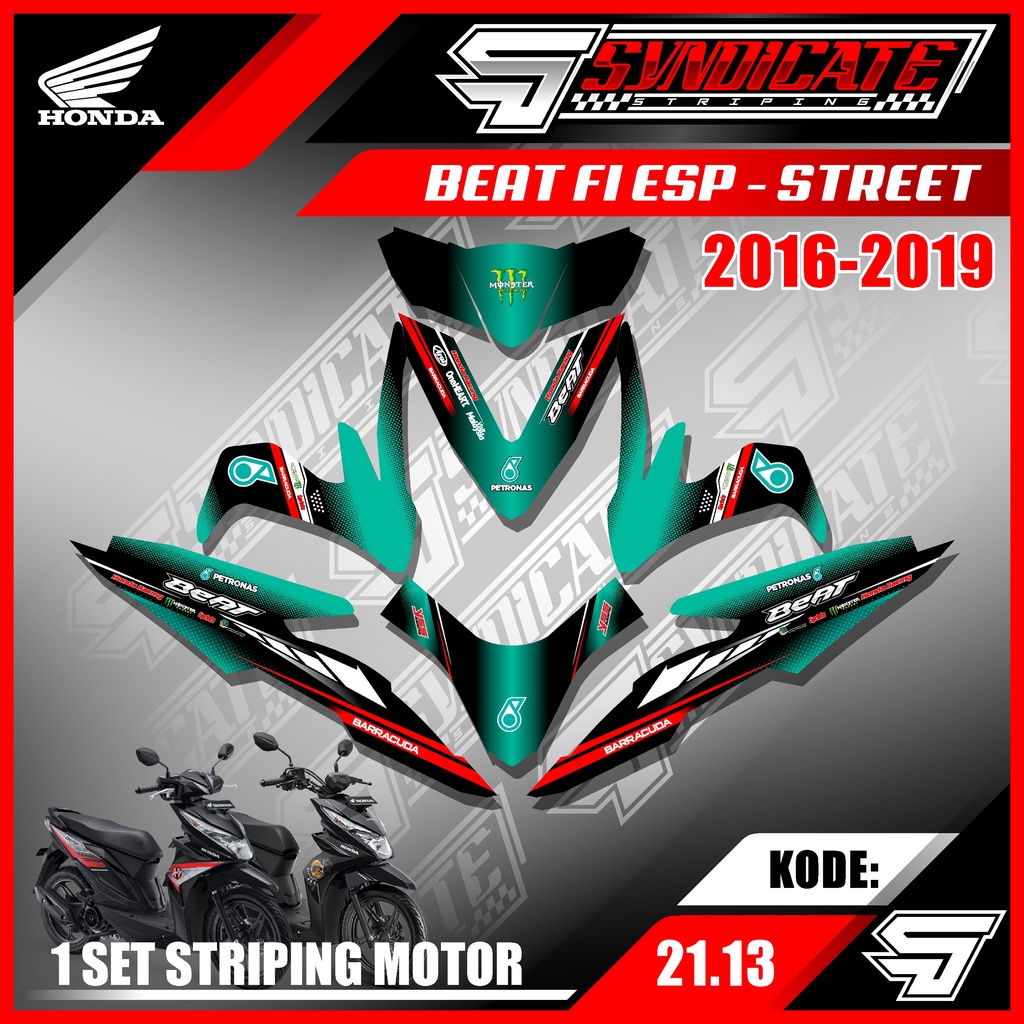 Fullbody Decal Sticker BEAT Street / Fi Esp / Fi New 2016 2017 2018 ...