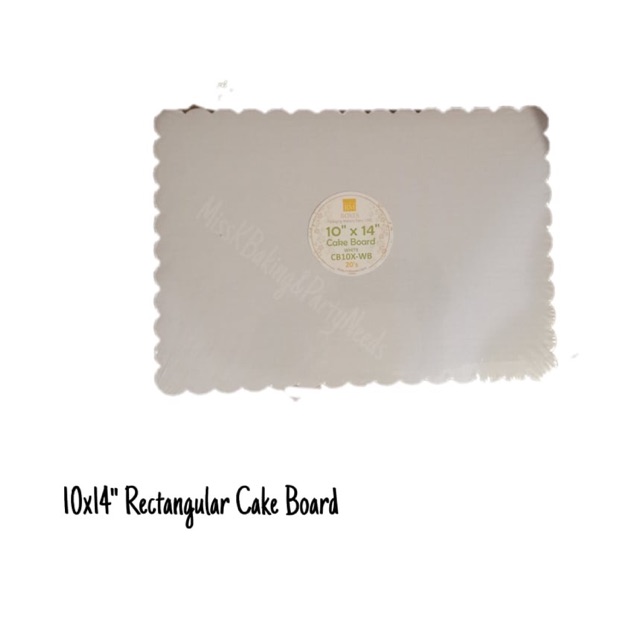 Rectangular Cake Board | 10x14” | Sold per 5 pcs | Shopee Philippines