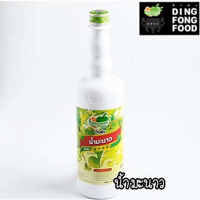 Ding Fong Concentrated Fruit Juice Lemon Flavor 750 ml. | Shopee ...