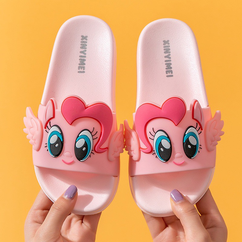 Girl Fashion Slipper With the Cartoon My little Pony Girls shoes Kids ...