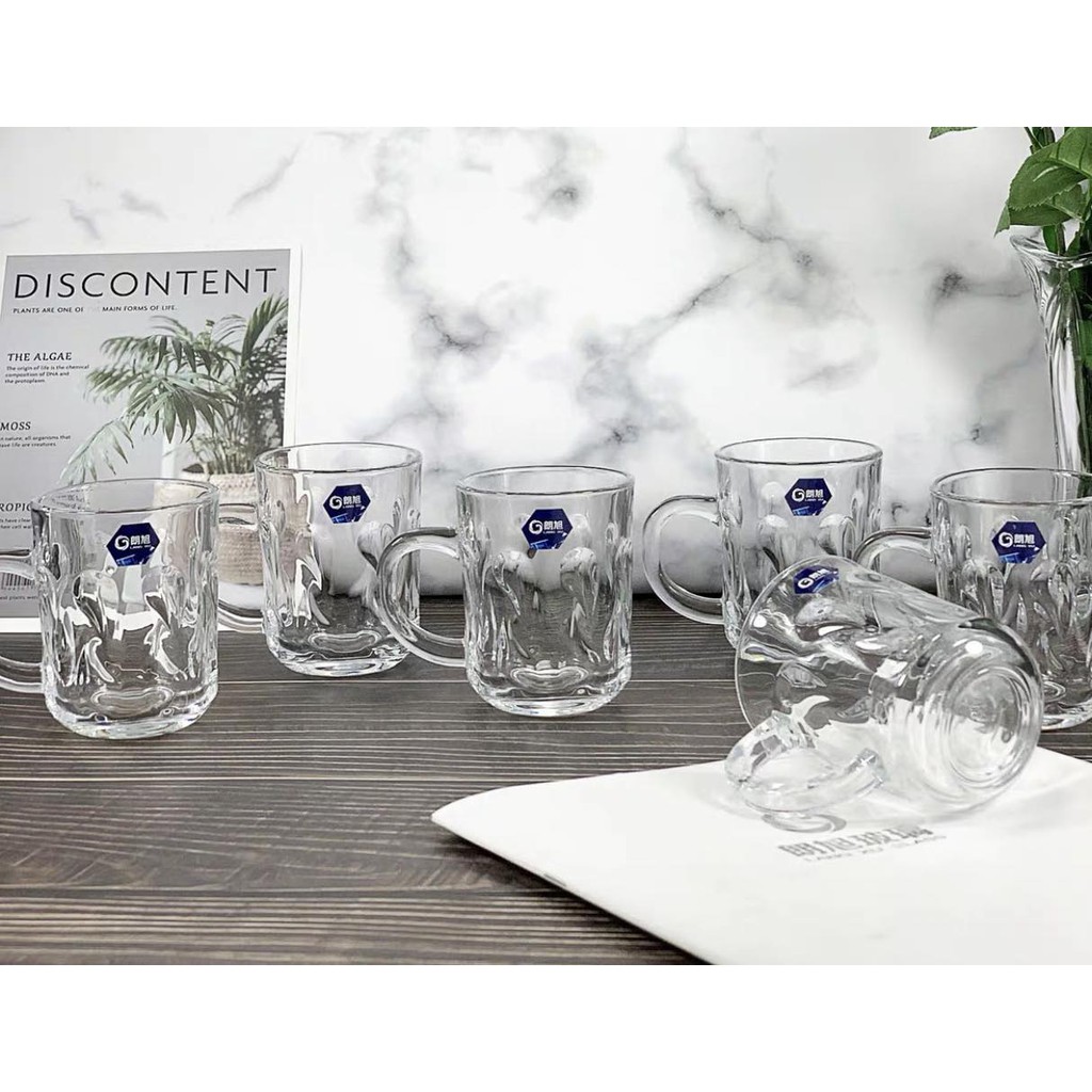 LANGXU LXZB24-1 224ml High Quality Small Handle Glass Mug Glassware ...