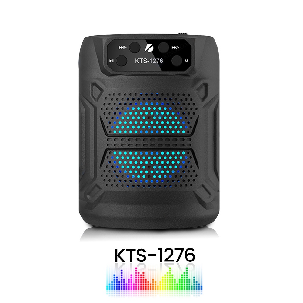 3" Wireless Speaker LED Stereo Portable Bluetooth Speaker KTS 1276 ...