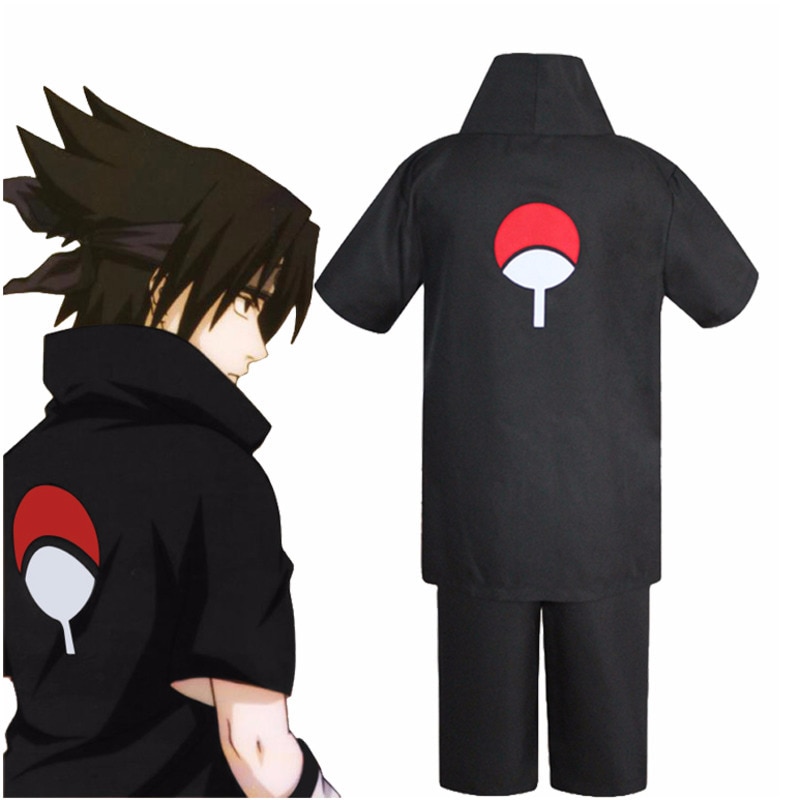 Anime Naruto Uchiha Sasuke 2nd Generation Cosplay Costume Full Set ...