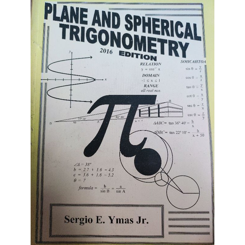 PLANE AND SPHERICAL TRIGONOMETRY | Shopee Philippines