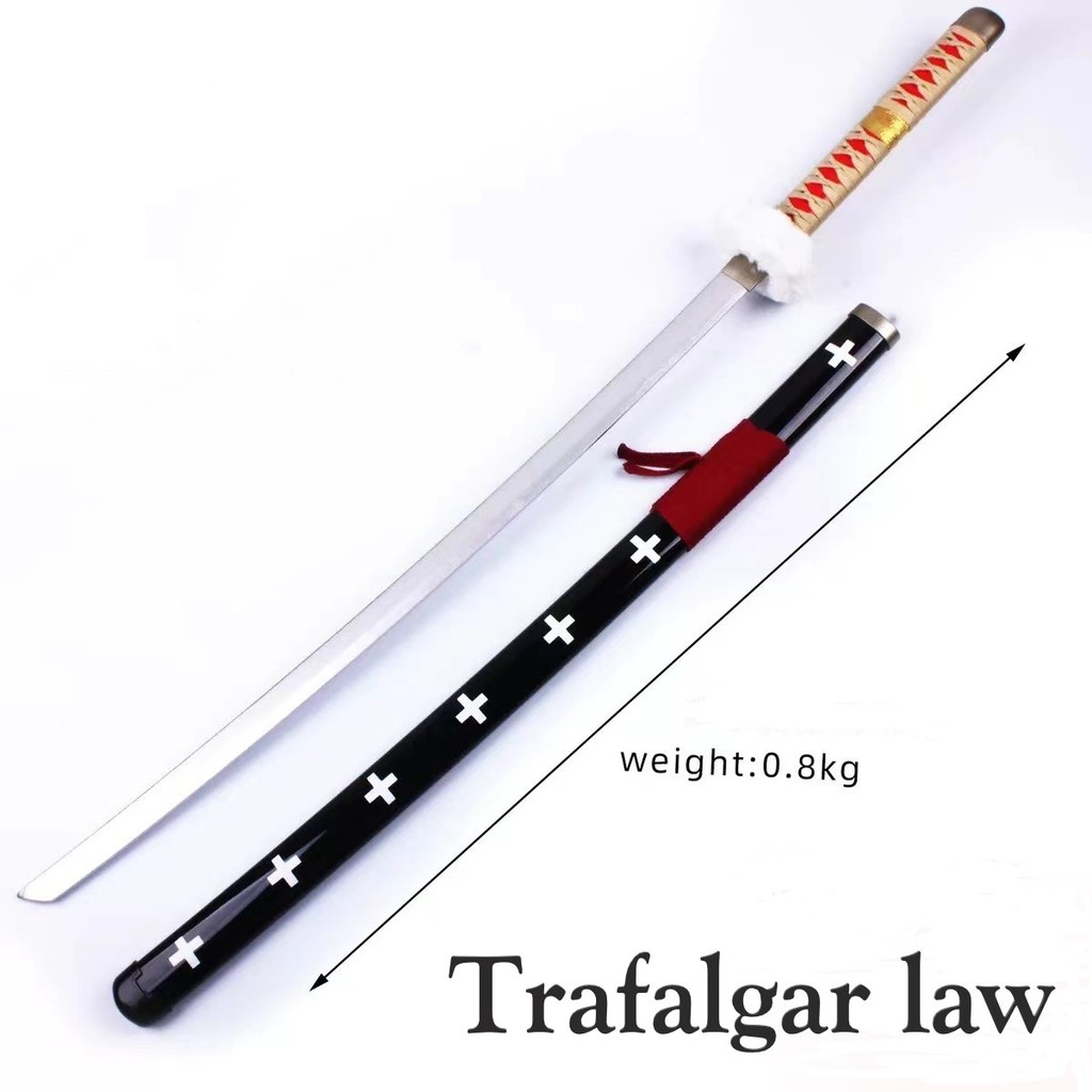[Long 108cm]One Piece Sword Roronoa Zoro Law Bleach Ichigo Wooden Sword ...