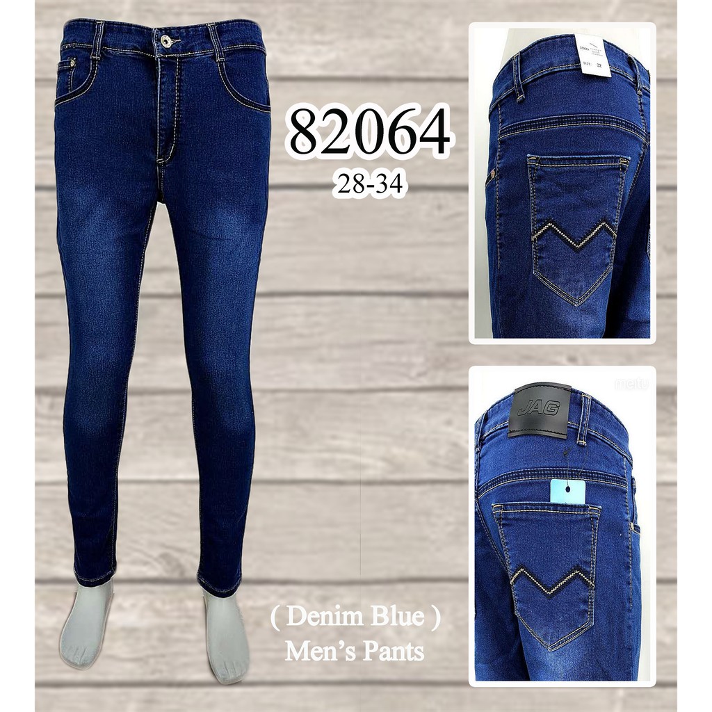 JAG Denim Blue Maong Men's Pants(82064) | Shopee Philippines