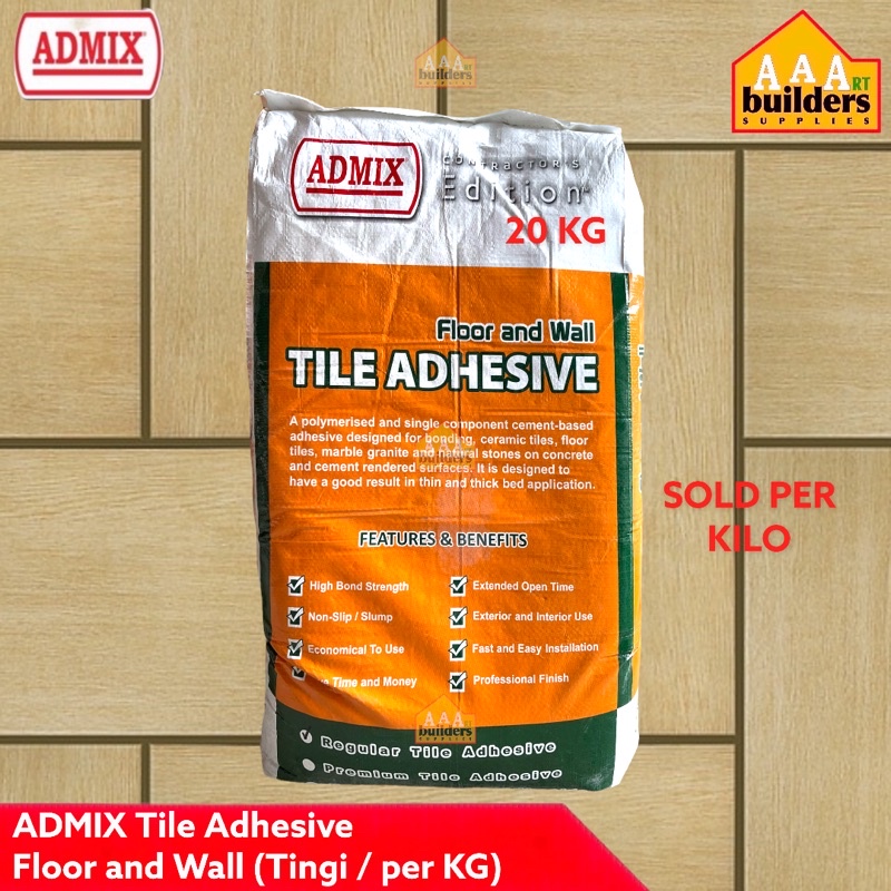 ADMIX Floor and Tile Adhesive / Eagle Cement Tingi Per KILO | Shopee ...