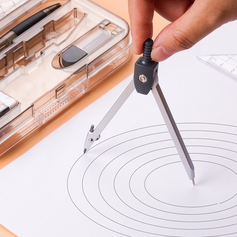 Drawing Compass ruler kit(include 7pcs) | Shopee Philippines