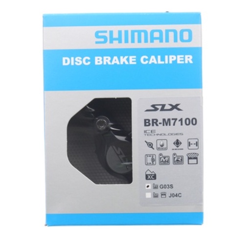 SHIMANO SLX M7100 Series BR-M7100- 2-Piston -BR M7120 4 Piston ICE ...