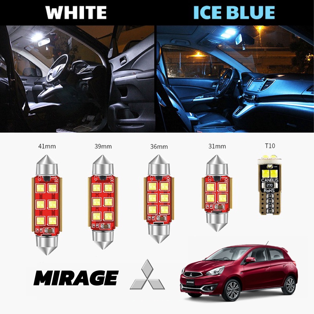 1PC Mitsubishi Mirage Car LED Bulb C5W 31mm/36mm/39mm/41mm Interior ...