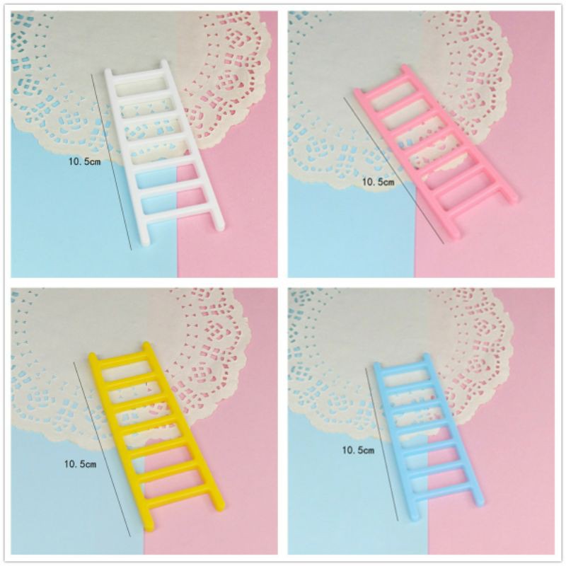 Plastic Ladder Happy Birthday Cake Topper Decorations Baking Party Kids ...