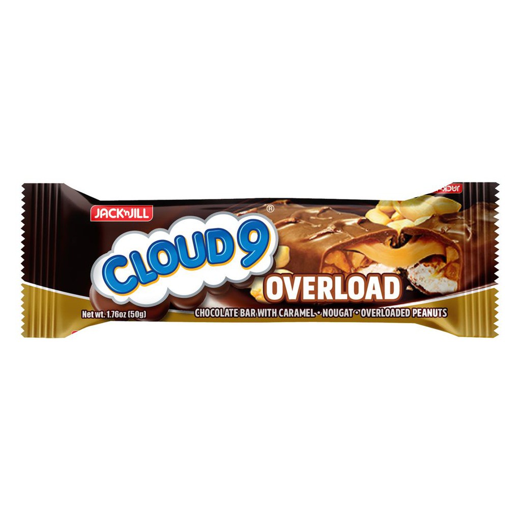 Cloud 9 Overload Chocolate Bar (50g x 12) | Shopee Philippines