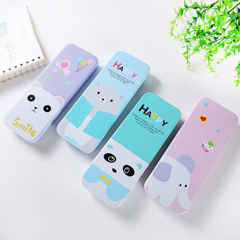 Metal Pencil Box Pencil Case Student Stationary | Shopee Philippines