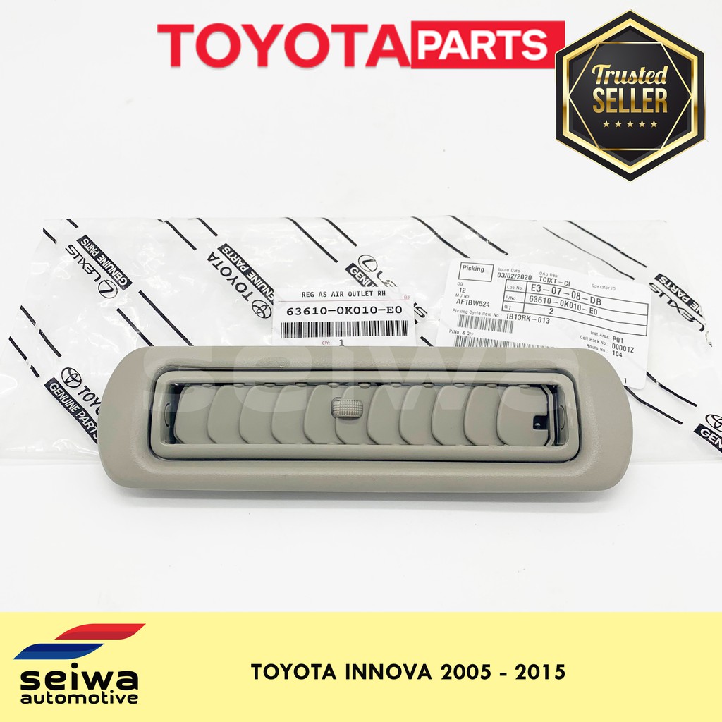 [2005 - 2015] Toyota Innova Aircon Vent Beige - Toyota Innova Aircon ...