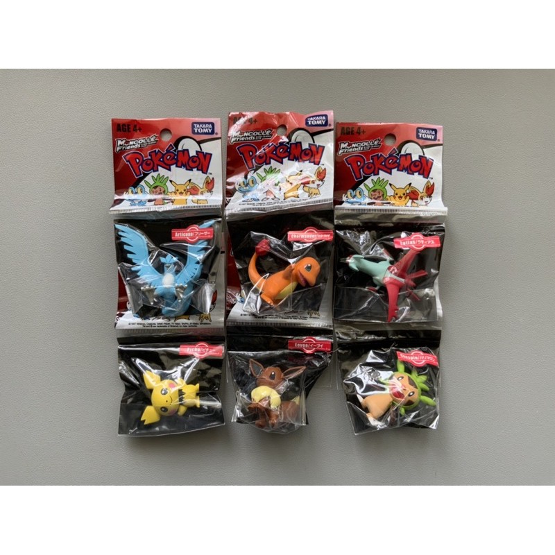 Pokemon Moncolle Friends by Takara Tomy - Articuno Latias Pichu ...