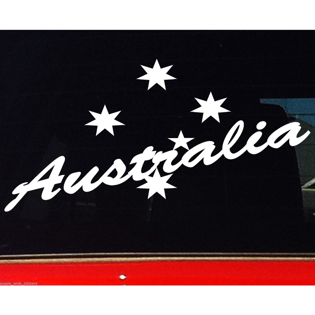 Australia + Southern Cross Patriotic Aussie Sticker JDM Car Ute 4x4 ...