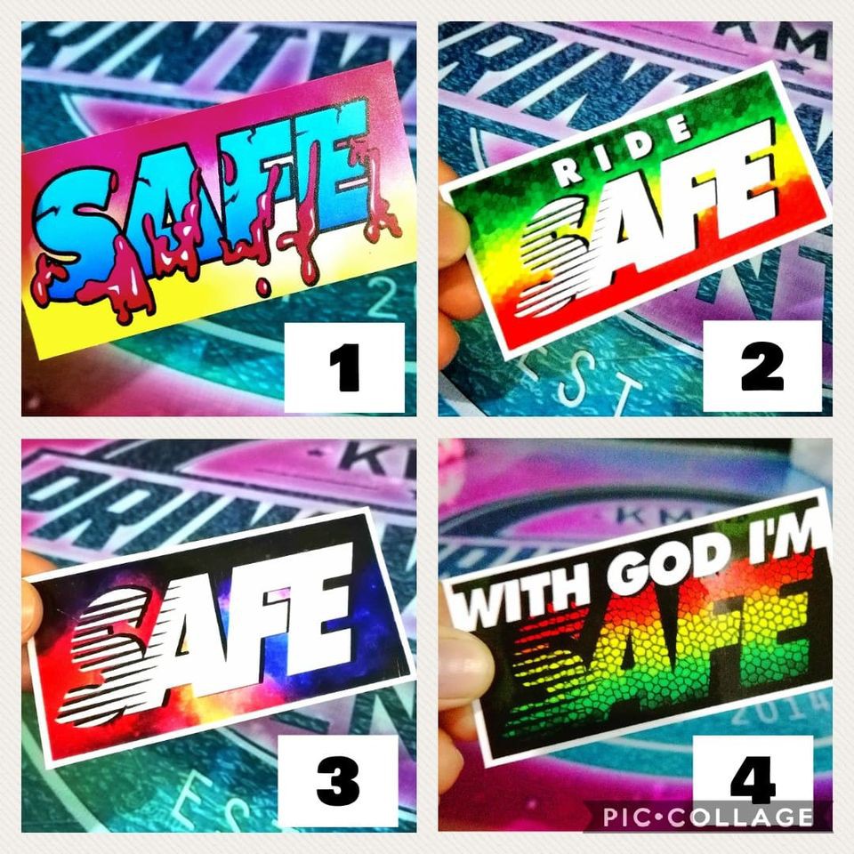 SAFE Sticker Printable | Shopee Philippines