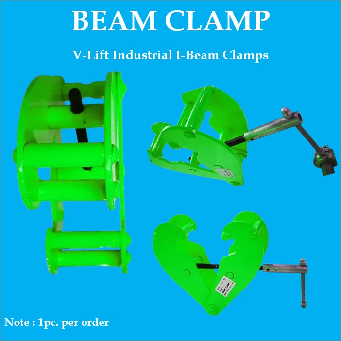 1T -5T Green Girder Clamp Steel Universal LIFTING Beam Clamp V-Lift ...
