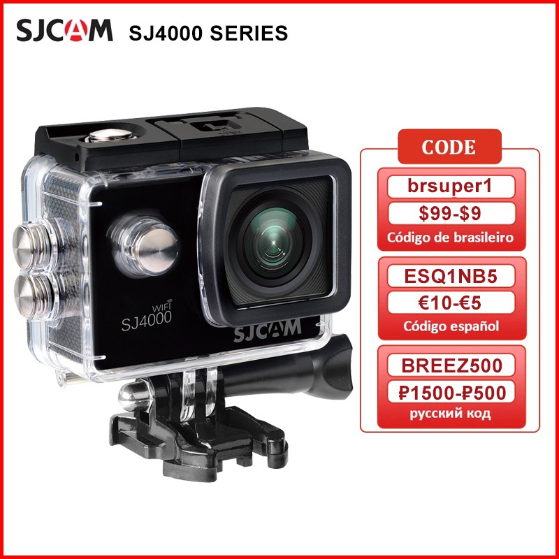 Original SJCAM SJ4000 / SJ4000 WiFi Sport Action Camera 2.0 inch 1080P ...